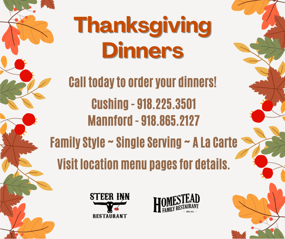 Home | Steer Inn Restaurant